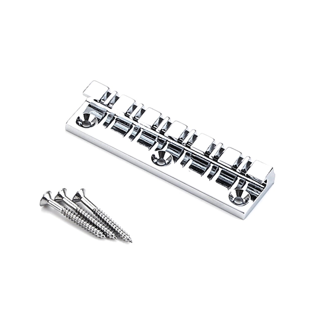 Electric Guitars Fixed Harp Bridge 12 Strings Saddles Hardtail Guitar ...