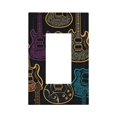 Electric Guitars Rock Music Single Gang Wall Plate 1 Gang Decorative ...