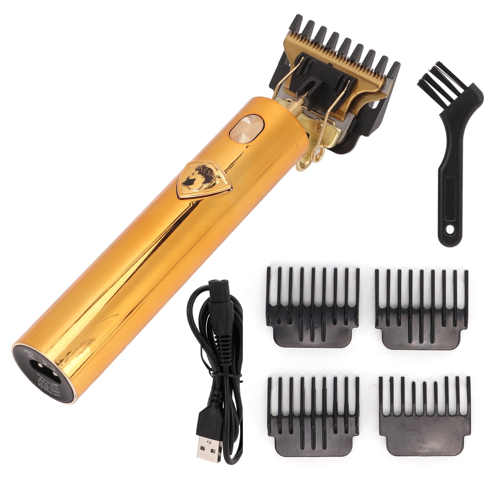 Electric Hair Clipper Beard Trimmer Cordless T Blade Edger 4 Guide ...