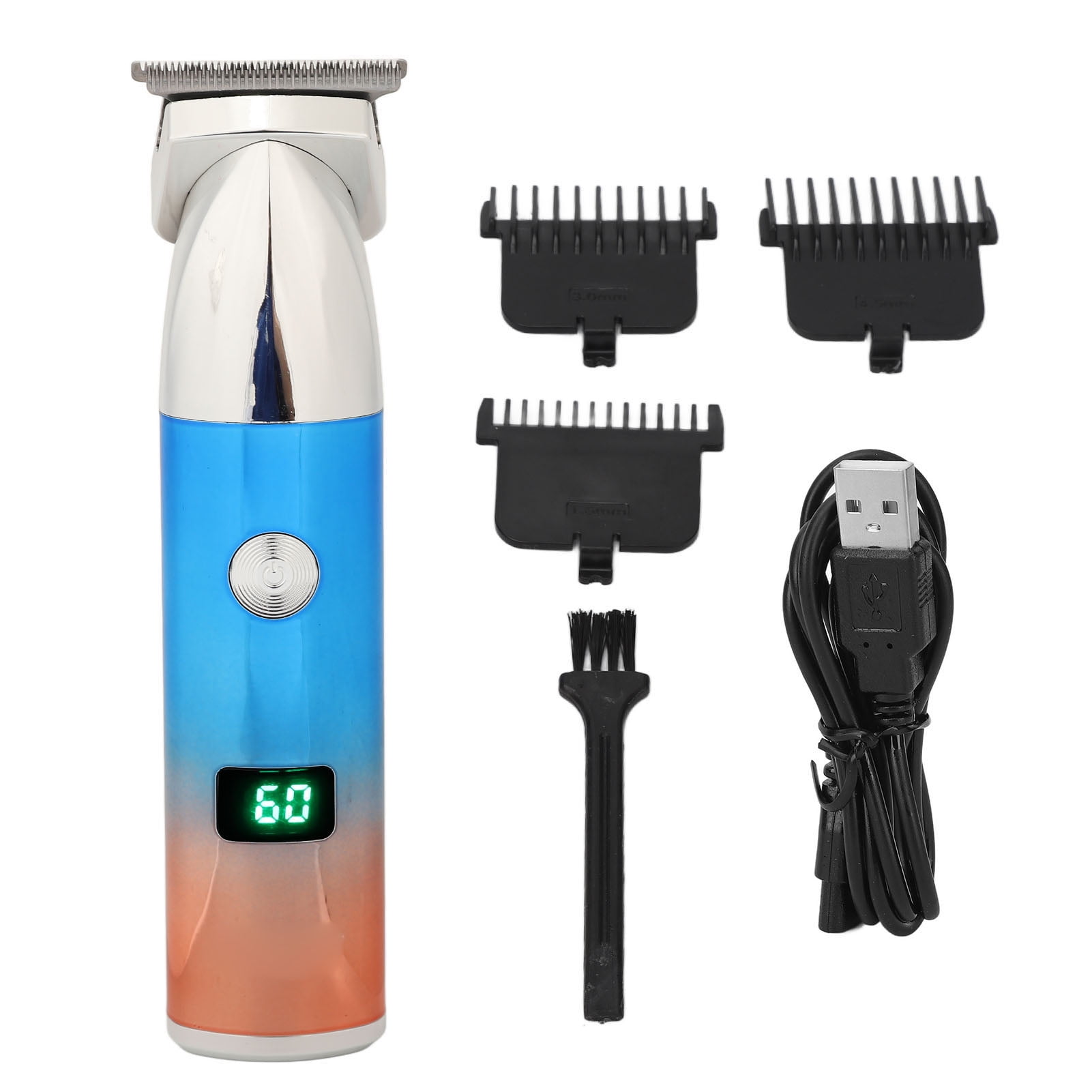 Electric Hair Clipper LED Display USB Rechargeable Hair Grooming ...