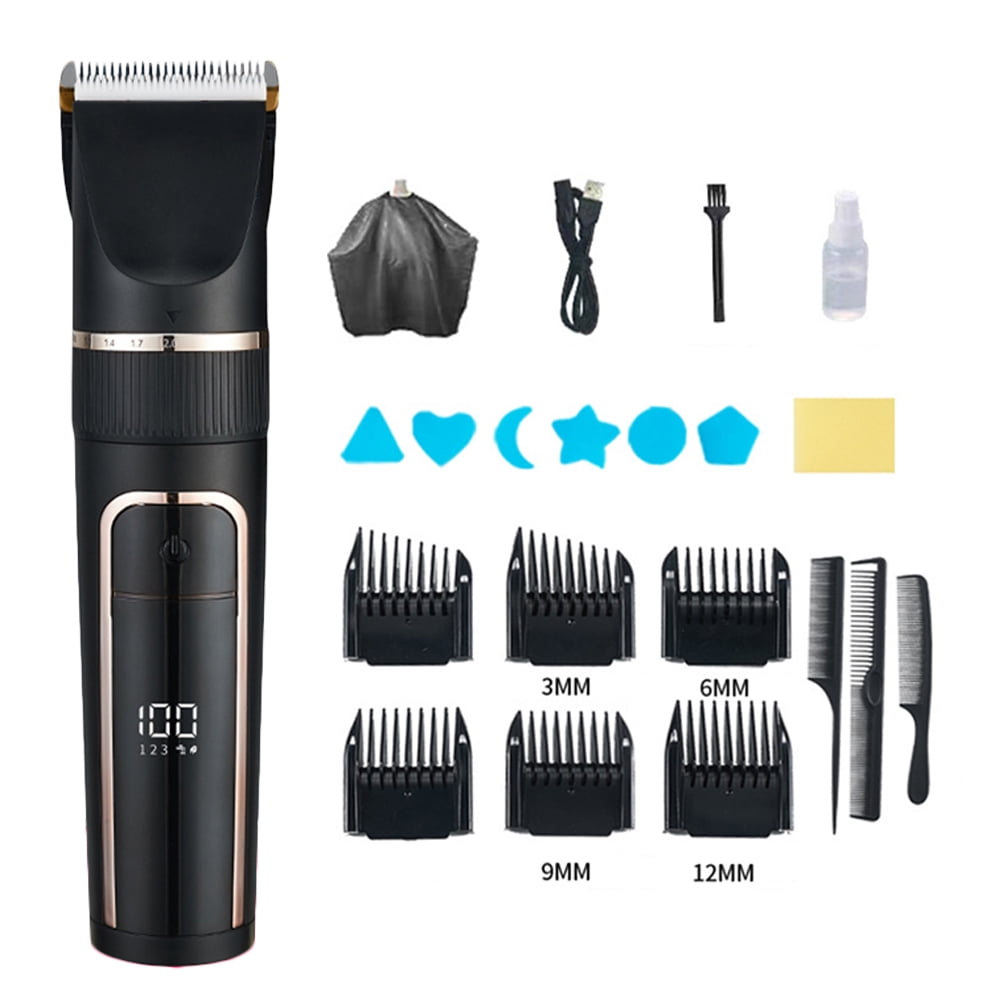 Electric Hair Clipper Rechargeable Beard Hair Cutter Machine ...