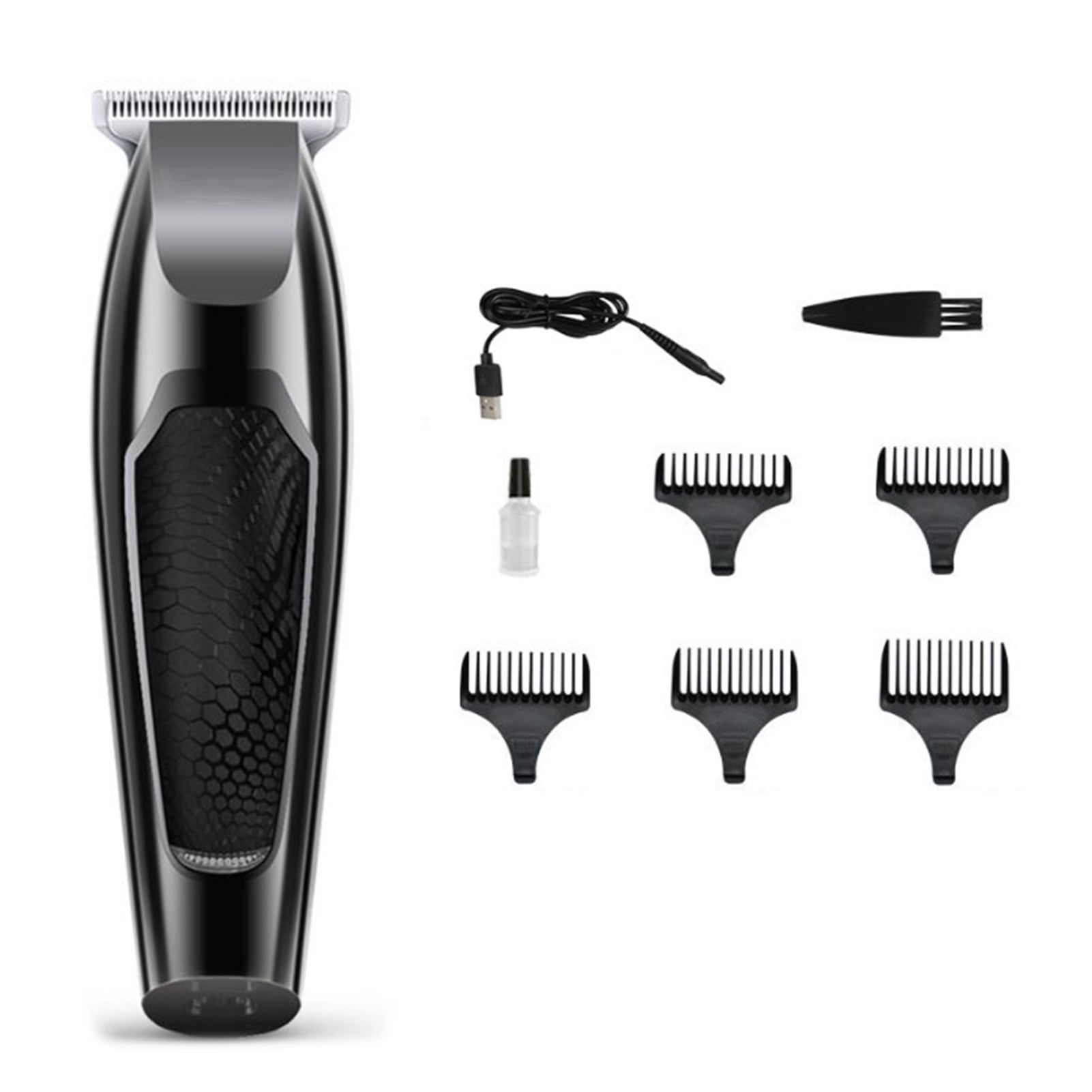 Electric Hair Clipper Rechargeable High Speed Strong Power Hair Trimmer ...