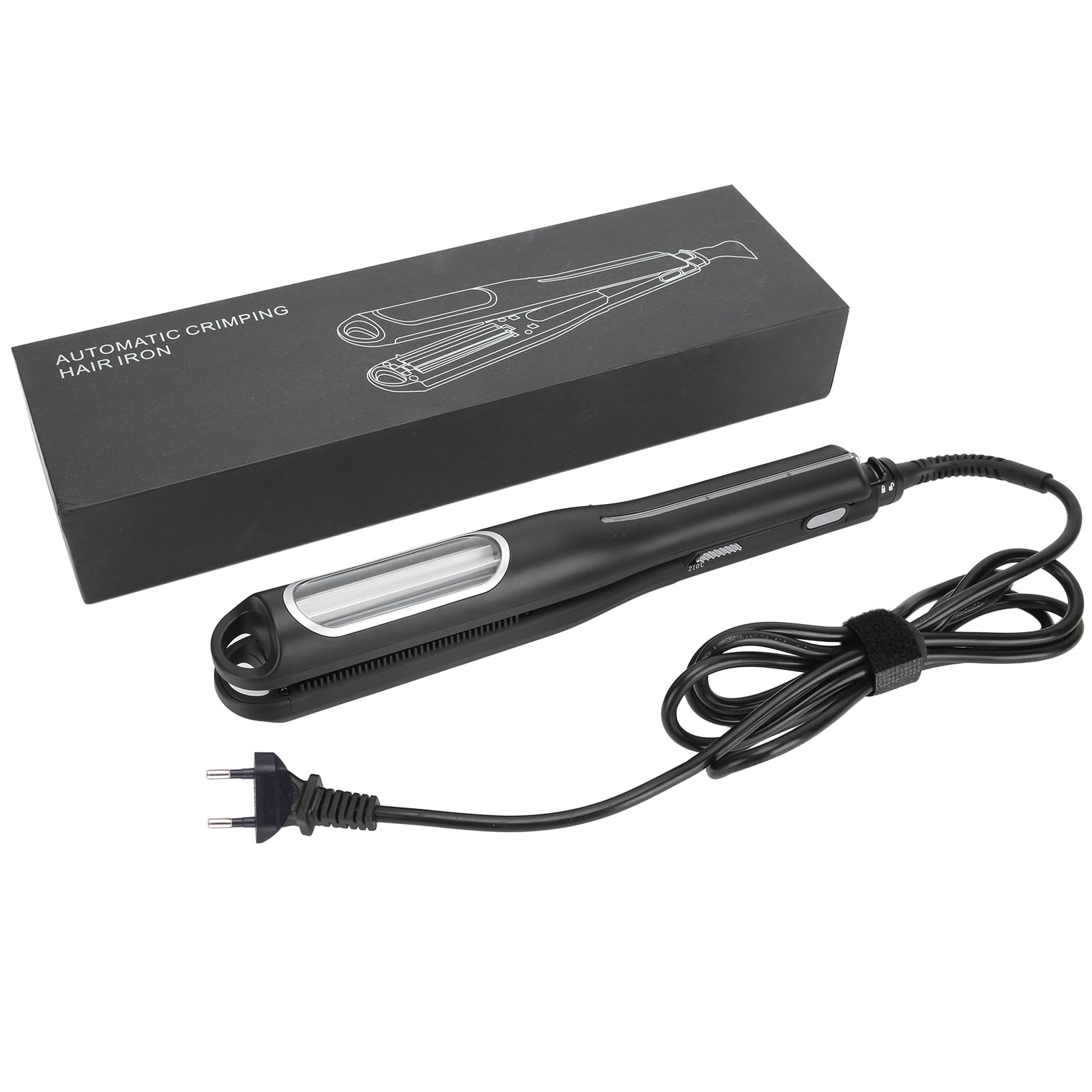 Electric Hair Crimper Automatic Hair Curling Wand Iron Corn Perm ...