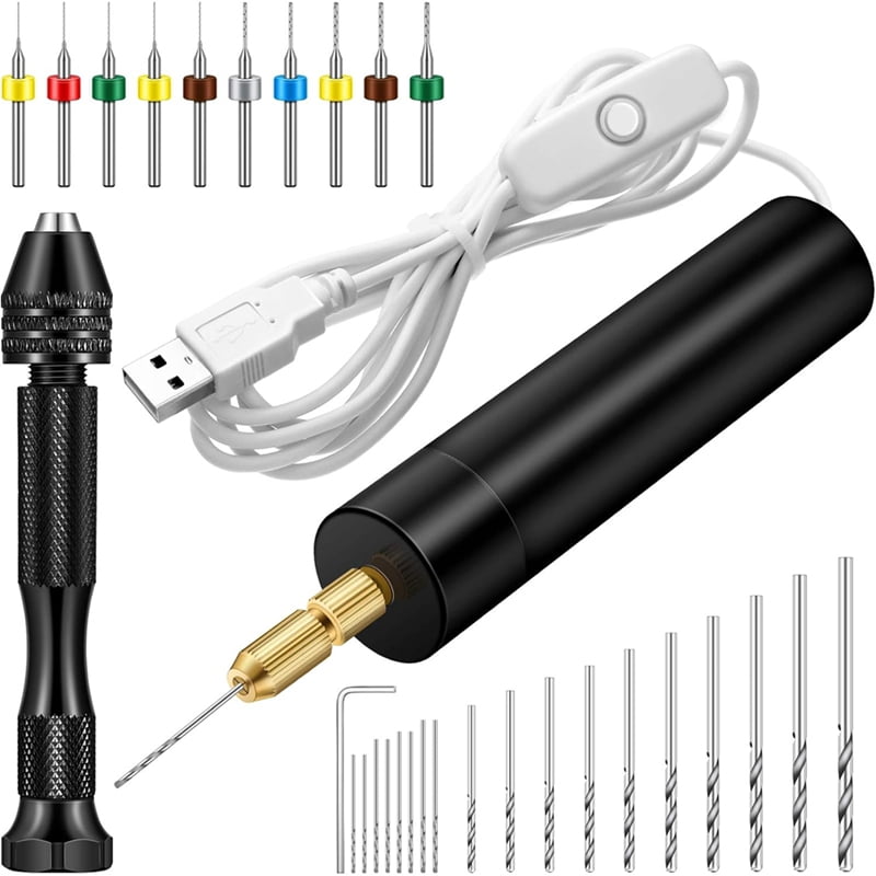 Electric Hand Drill Set for Resin Mold, Electric Drill with Drill Bits ...