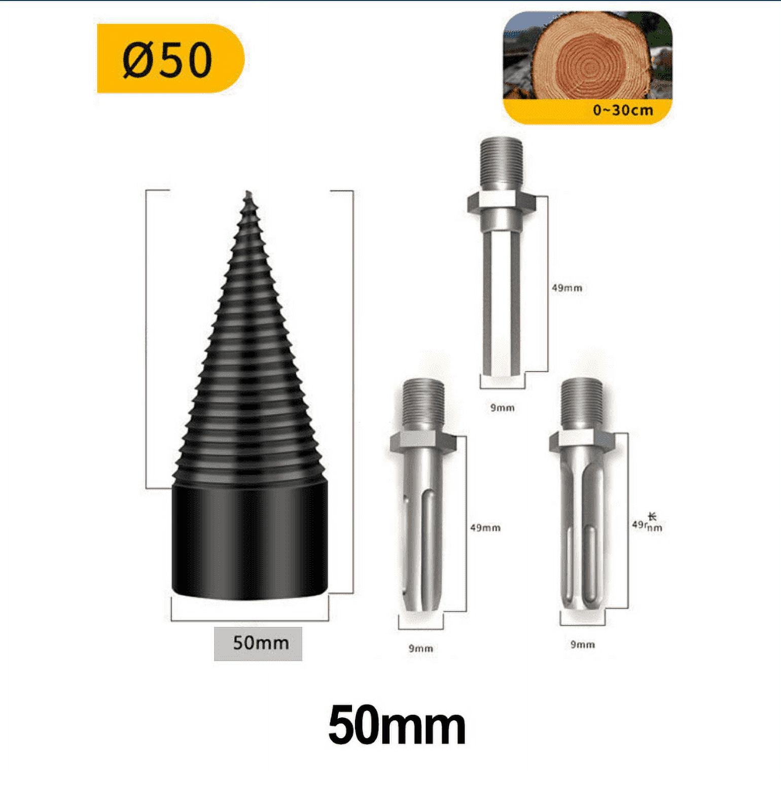 Electric Hand Drill Splitting Drill Bit High Carbon Steel Wood Splitter ...