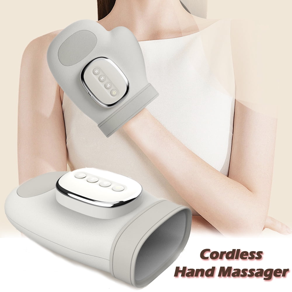 Electric Hand Massager Cordless Hand Massager with Vibration and Heat ...