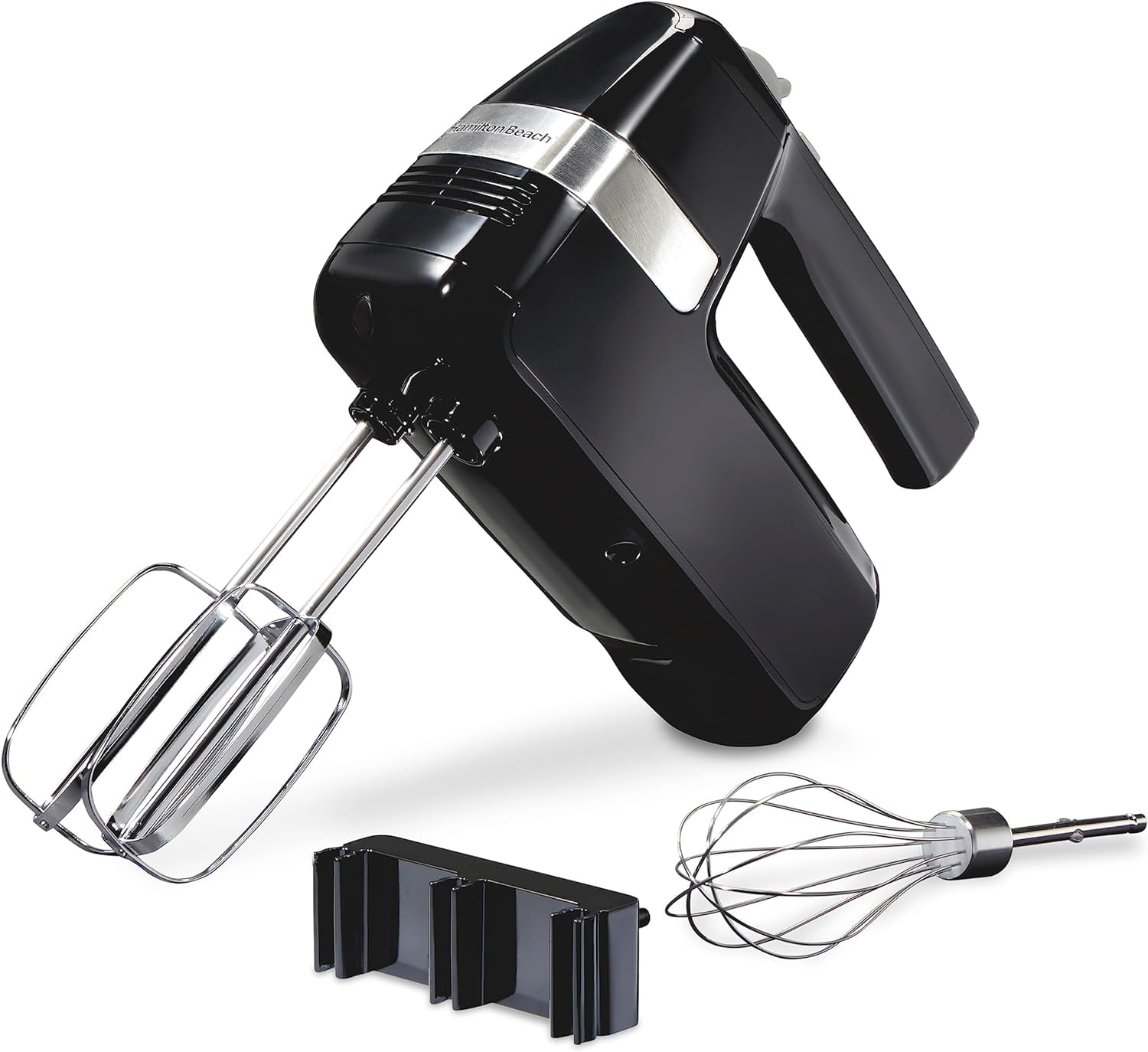 Electric Hand Mixer, 6 Speeds + Stir Button, 300 Watts of Peak Power ...