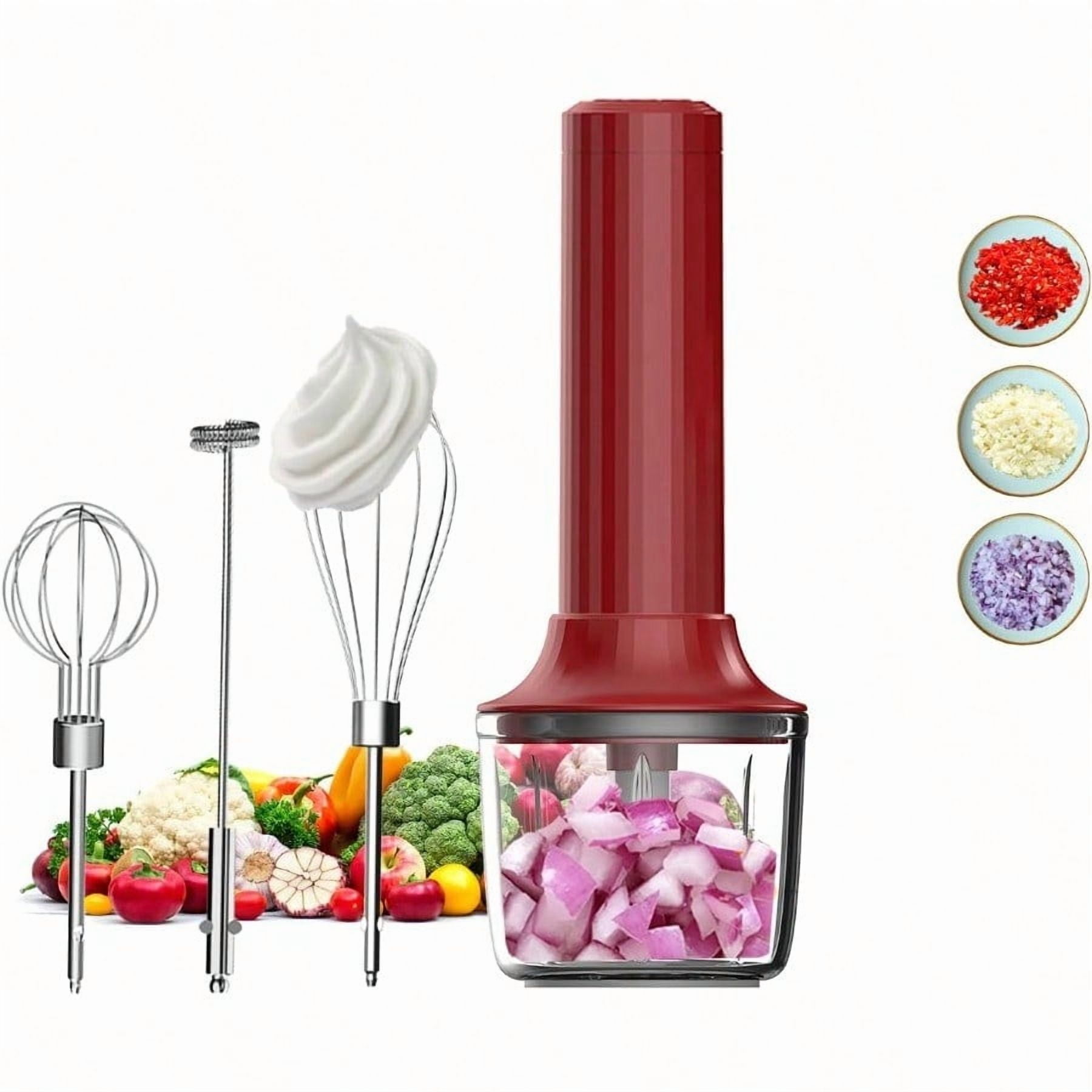 Electric Hand Mixer with Whisk Handheld Electric Whisk Hand Blender Set ...