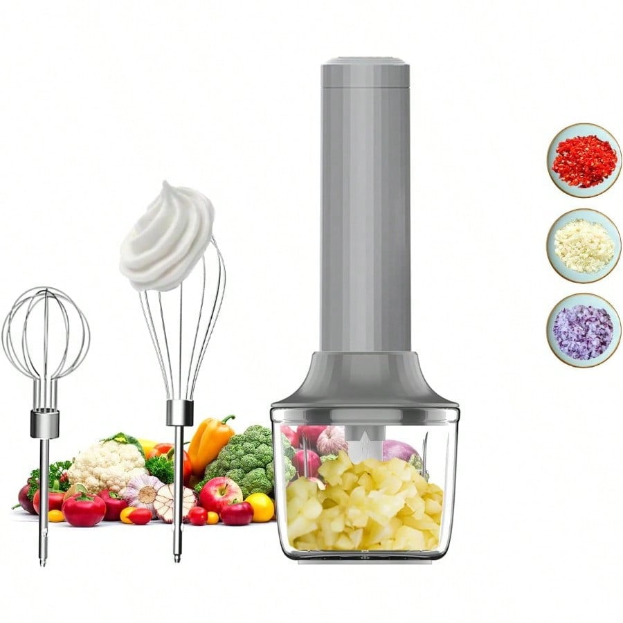 Electric Hand Mixer with Whisk Handheld Electric Whisk Hand Blender Set ...