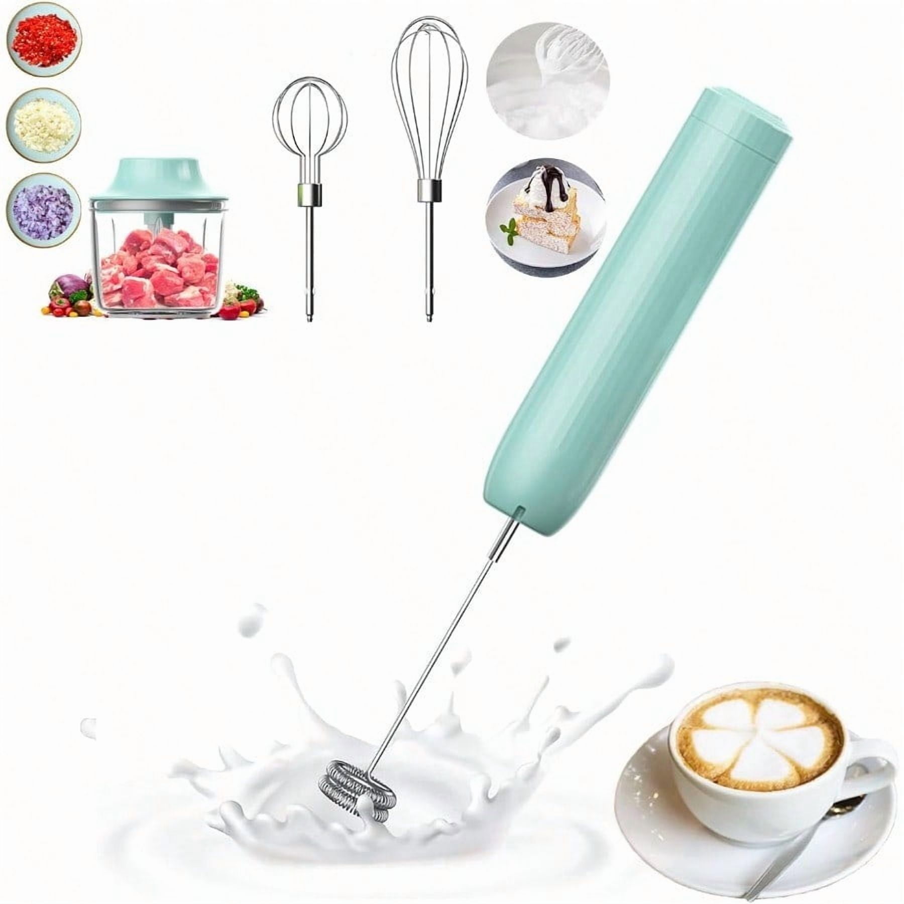 Electric Hand Mixer with Whisk Handheld Electric Whisk Hand Blender Set ...