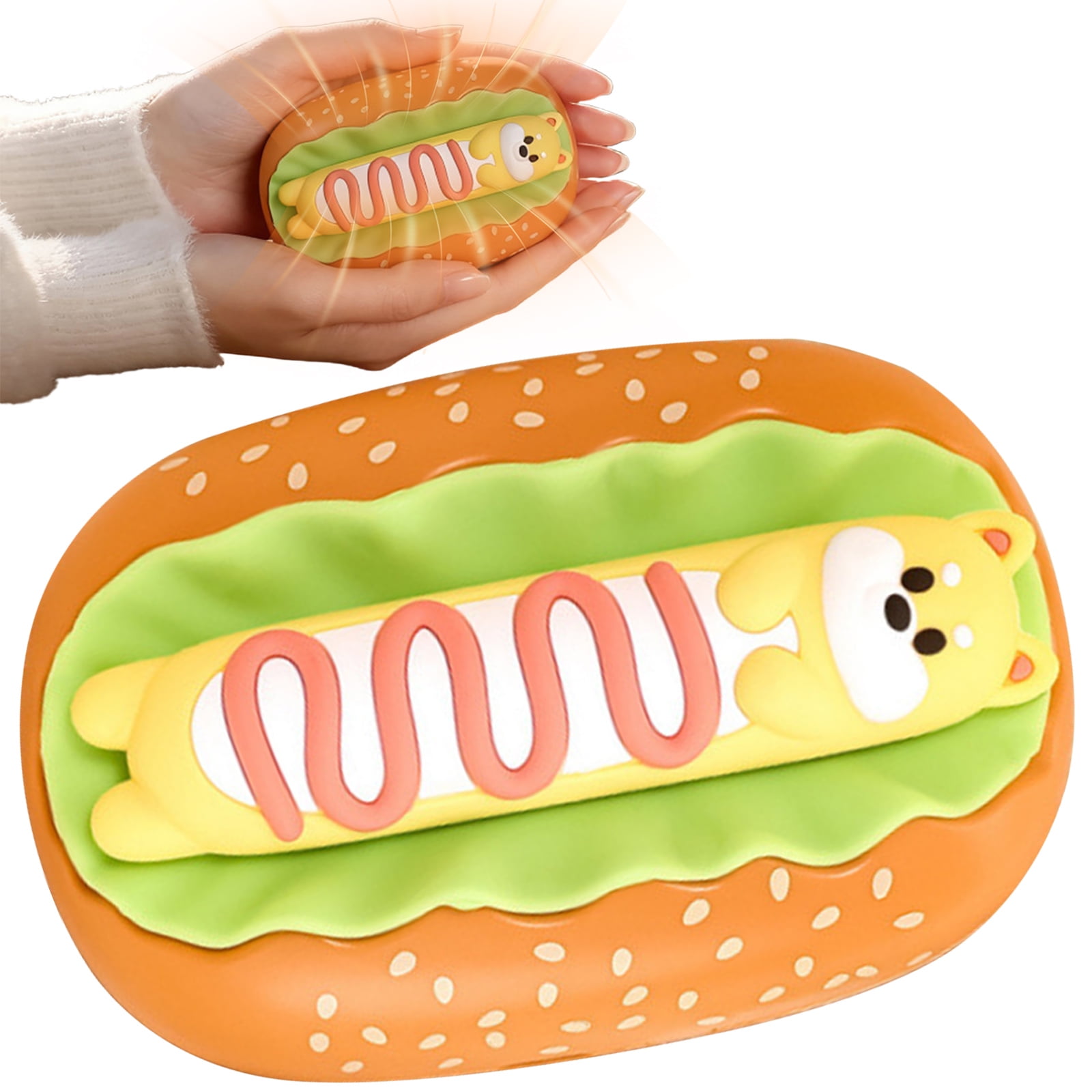 Electric Hand Warmer - Rapid Heating Cute Cartoon Heater, Hot Dog ...