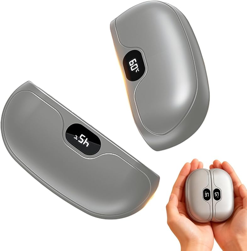 Electric Hand Warmers - 5S Rapid Heat LED Displaying, Reusable Double ...