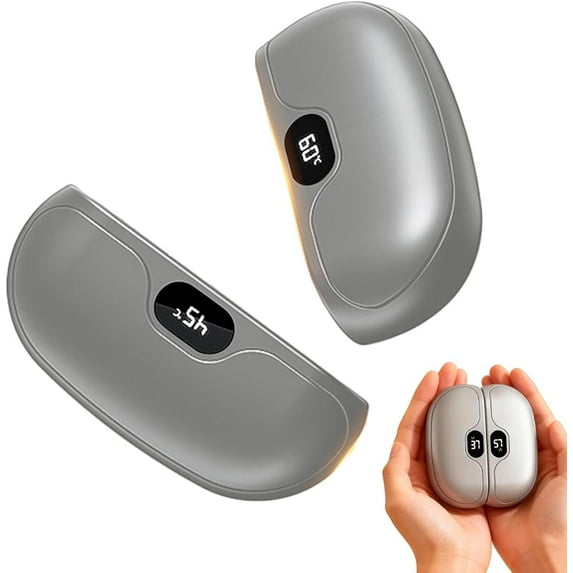 Electric Hand Warmers - 5S Rapid Heat LED Displaying, Reusable Double ...