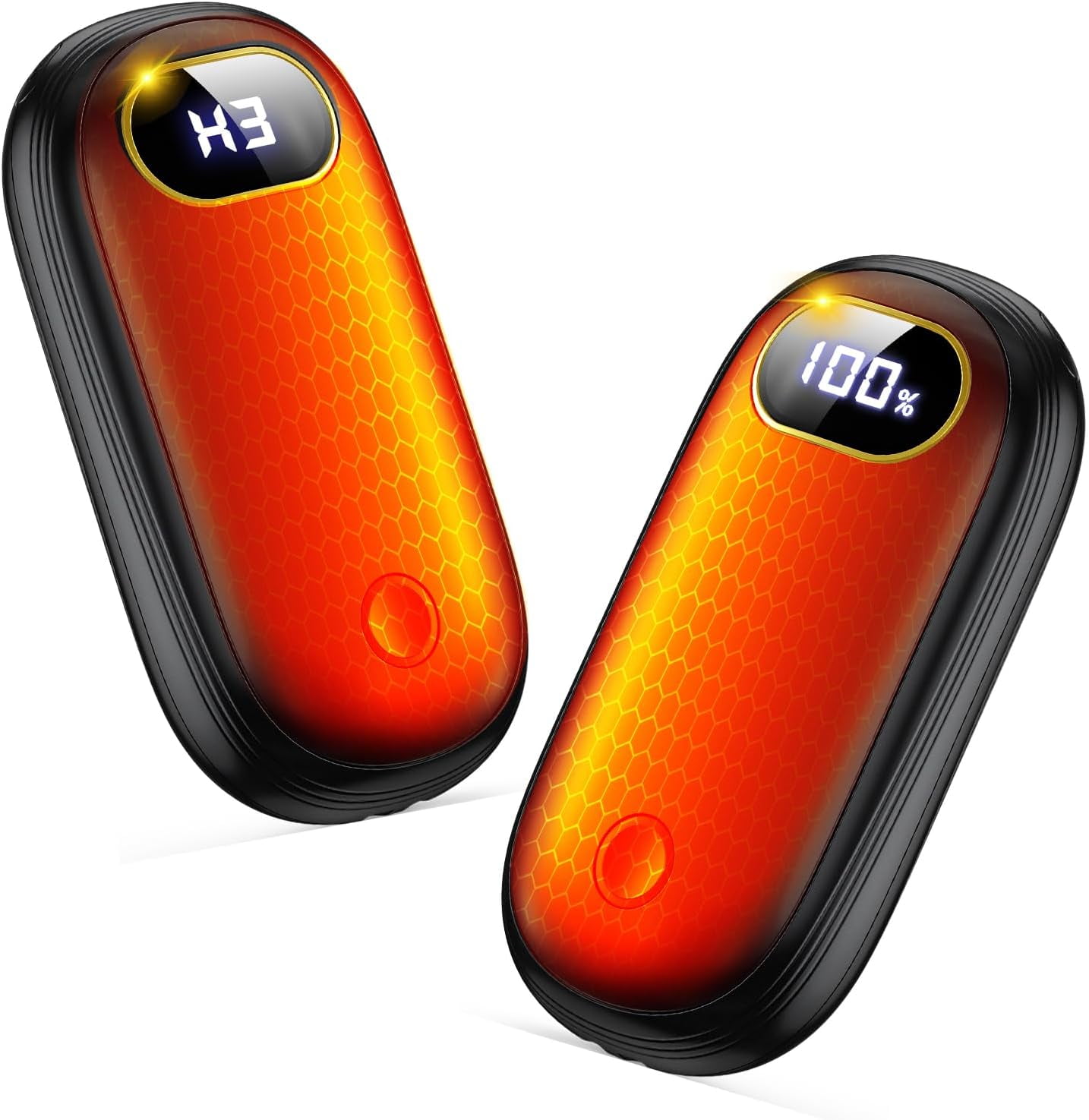 Electric Hand Warmers Rechargeable with Power Bank, LED Display, 17Hrs ...