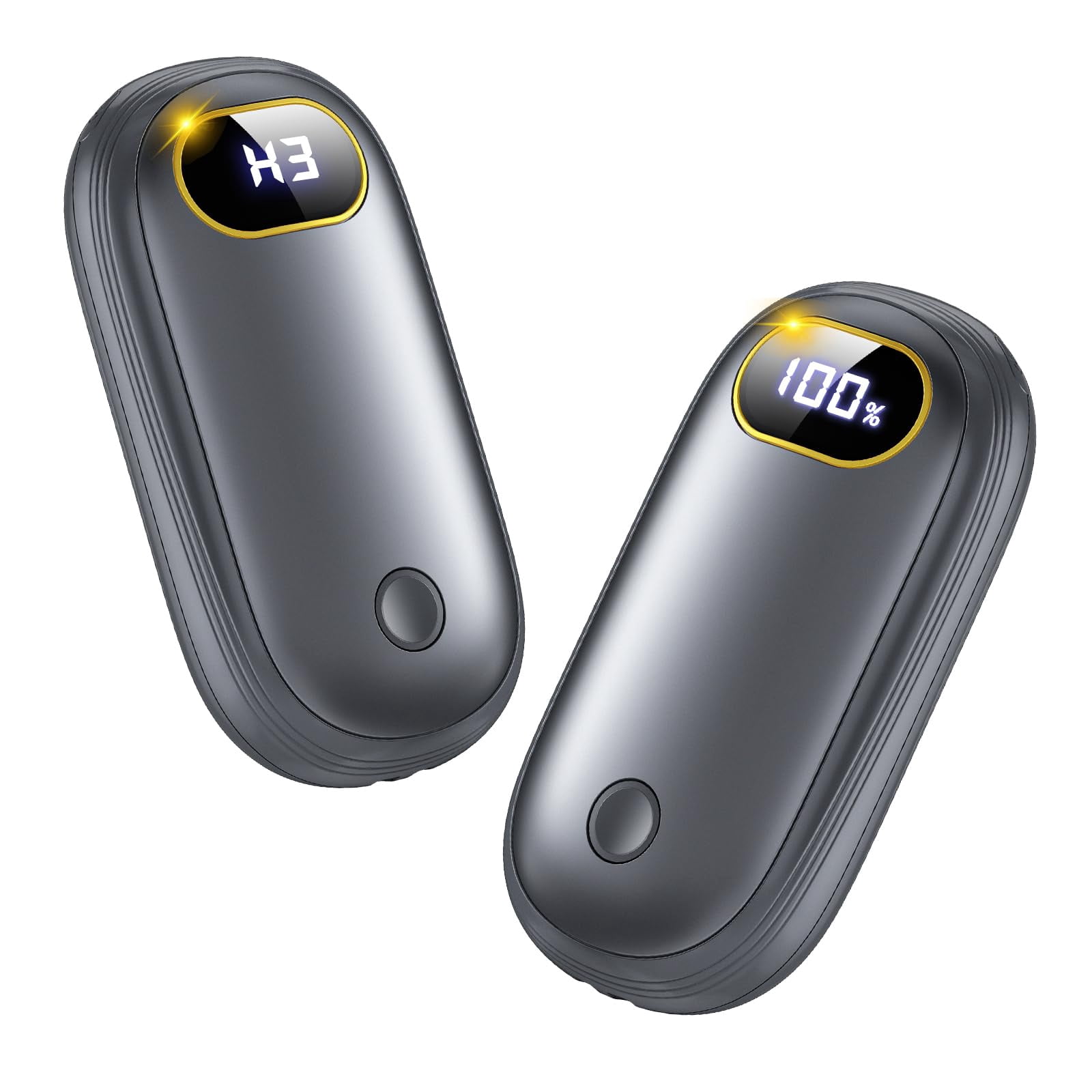Electric Hand Warmers Rechargeable with Power Bank, LED Display, 17Hrs ...