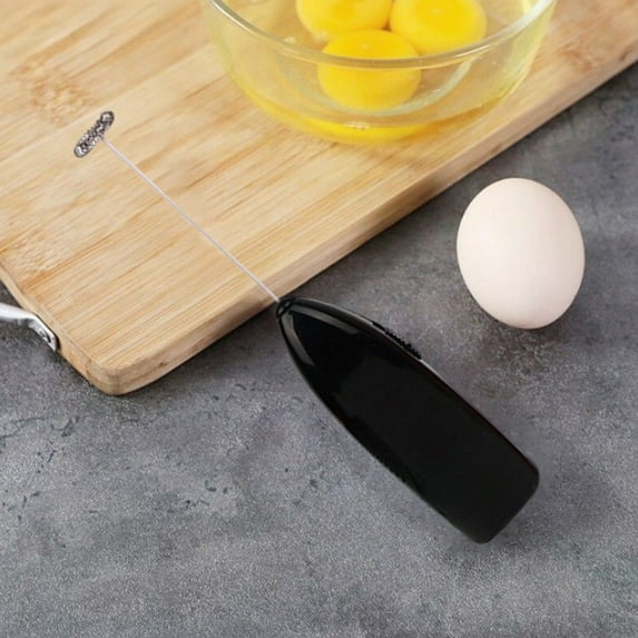 Electric Handheld Milk Frother and Coffee Mixer – Stainless Steel Egg ...