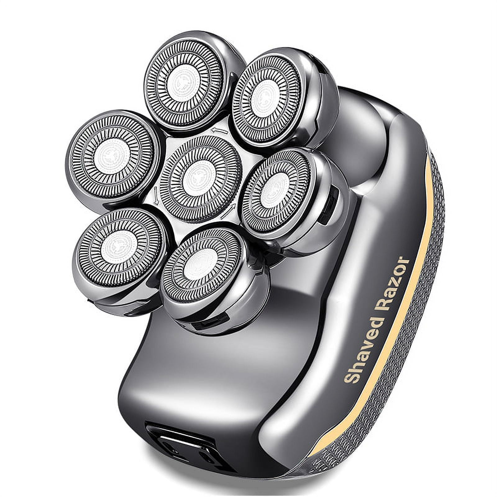 Electric Head Shaver for Bald Men: Waterproof Cordless Electric Razor ...