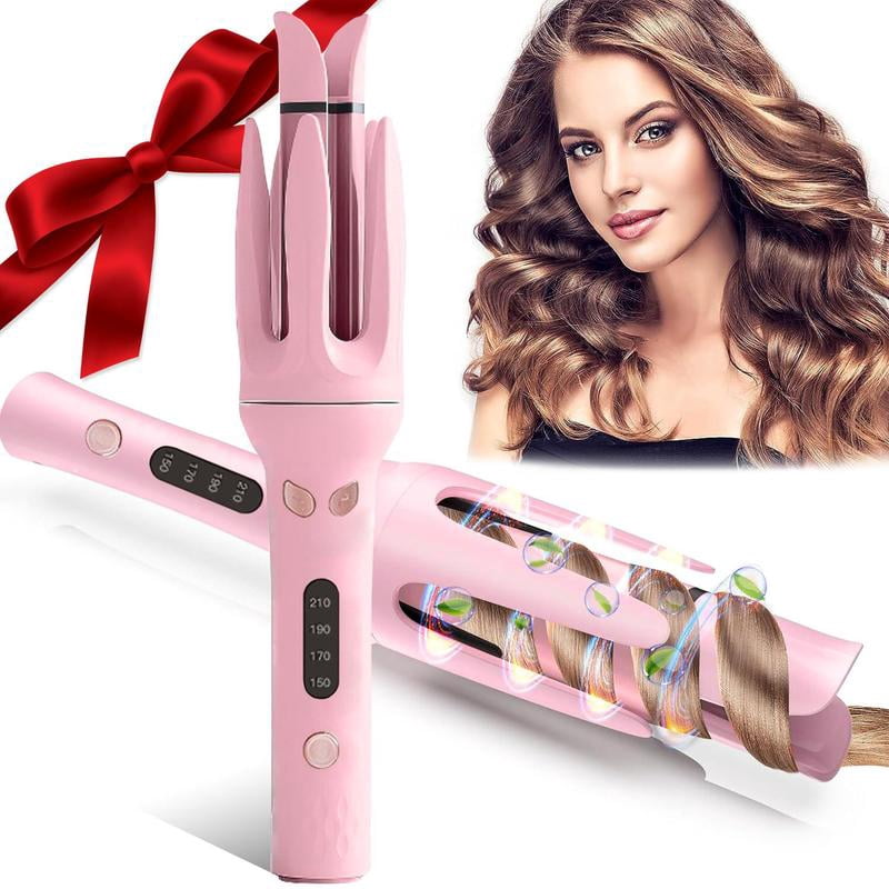 Electric Heated 28mm Hair Curler, 4 Heat Levels Hair Curling Iron ...