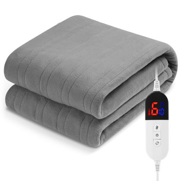 Beautyrest Heated Microlight to Berber Oversized Solid Throw - Walmart.com
