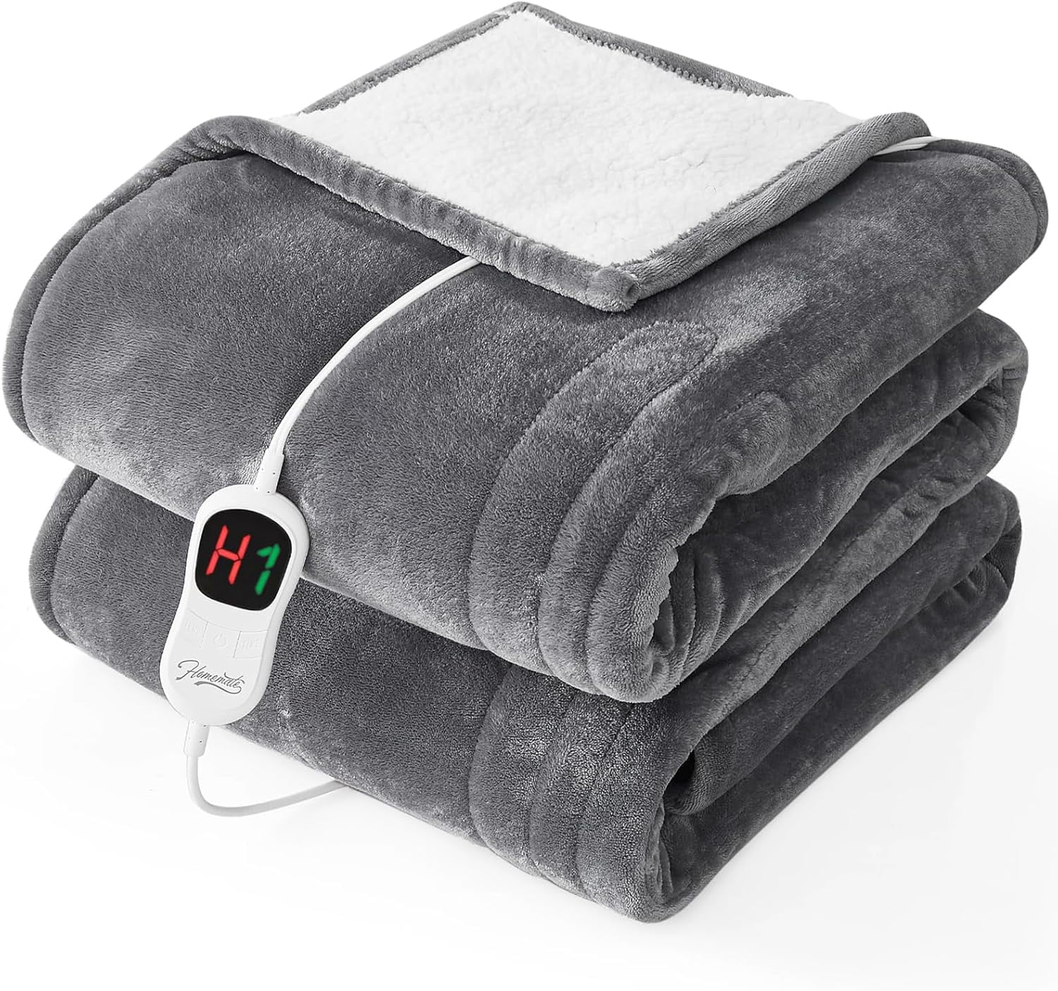 Electric Heated Blanket Twin - 62"x84" Heating Bed Blankets Throw with ...