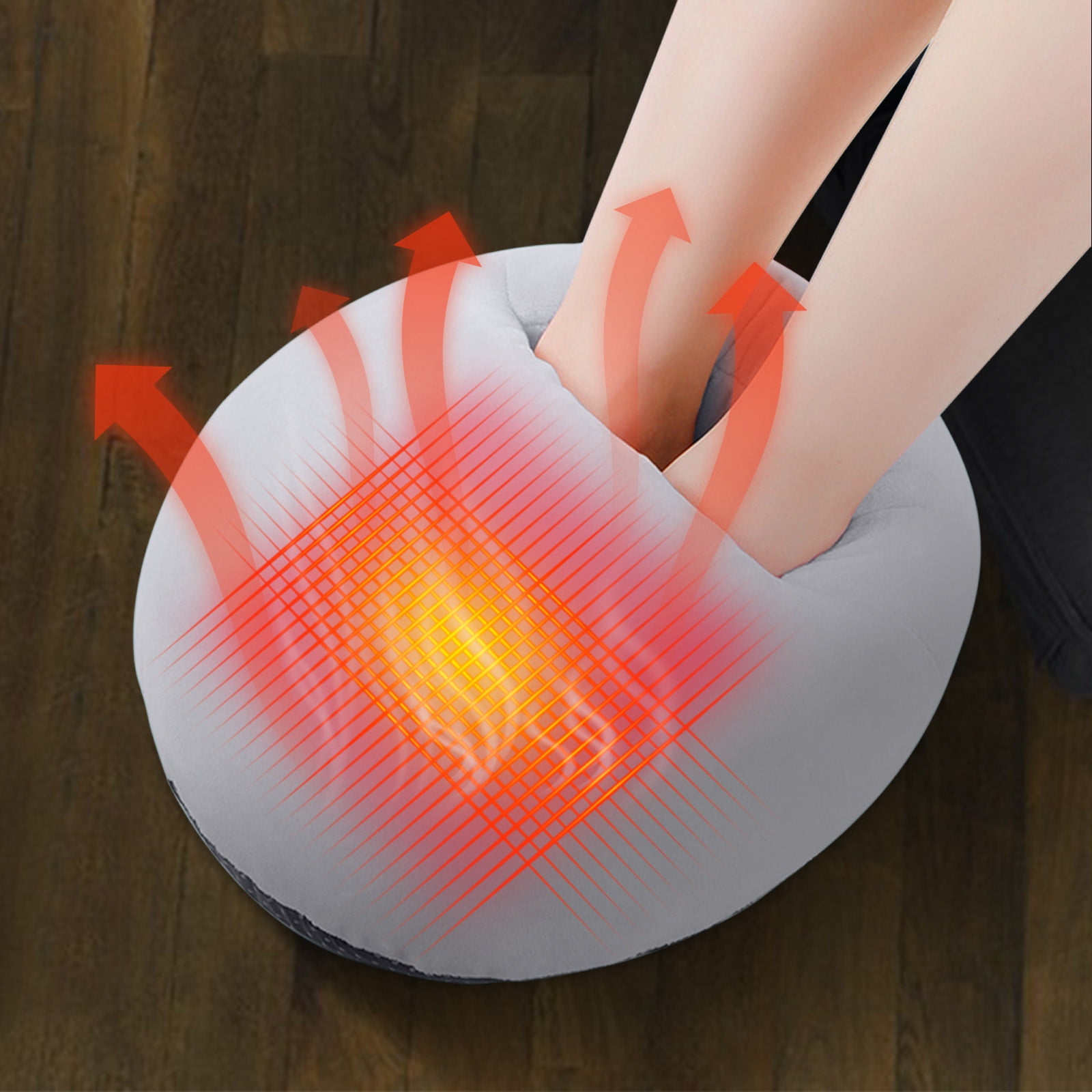 Electric Heated Foot Warmer for Men and Women, Fast Heating, Non-Slip ...