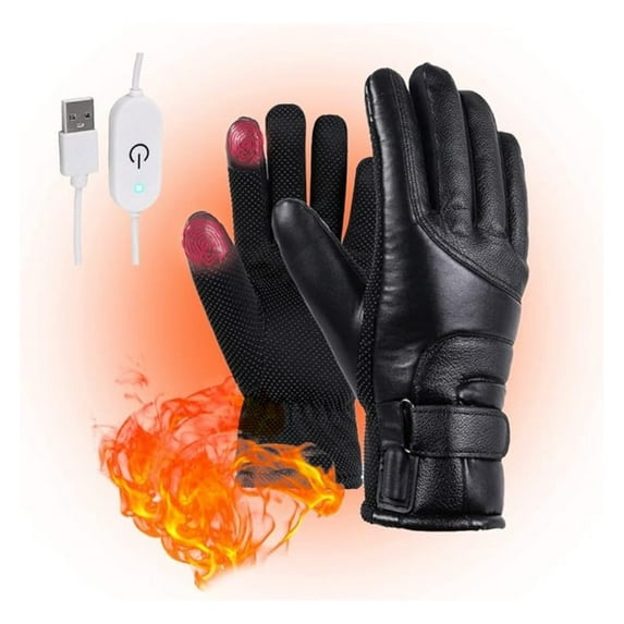 Electric Heated Gloves for Men Women Winter Cold Working Battery ...