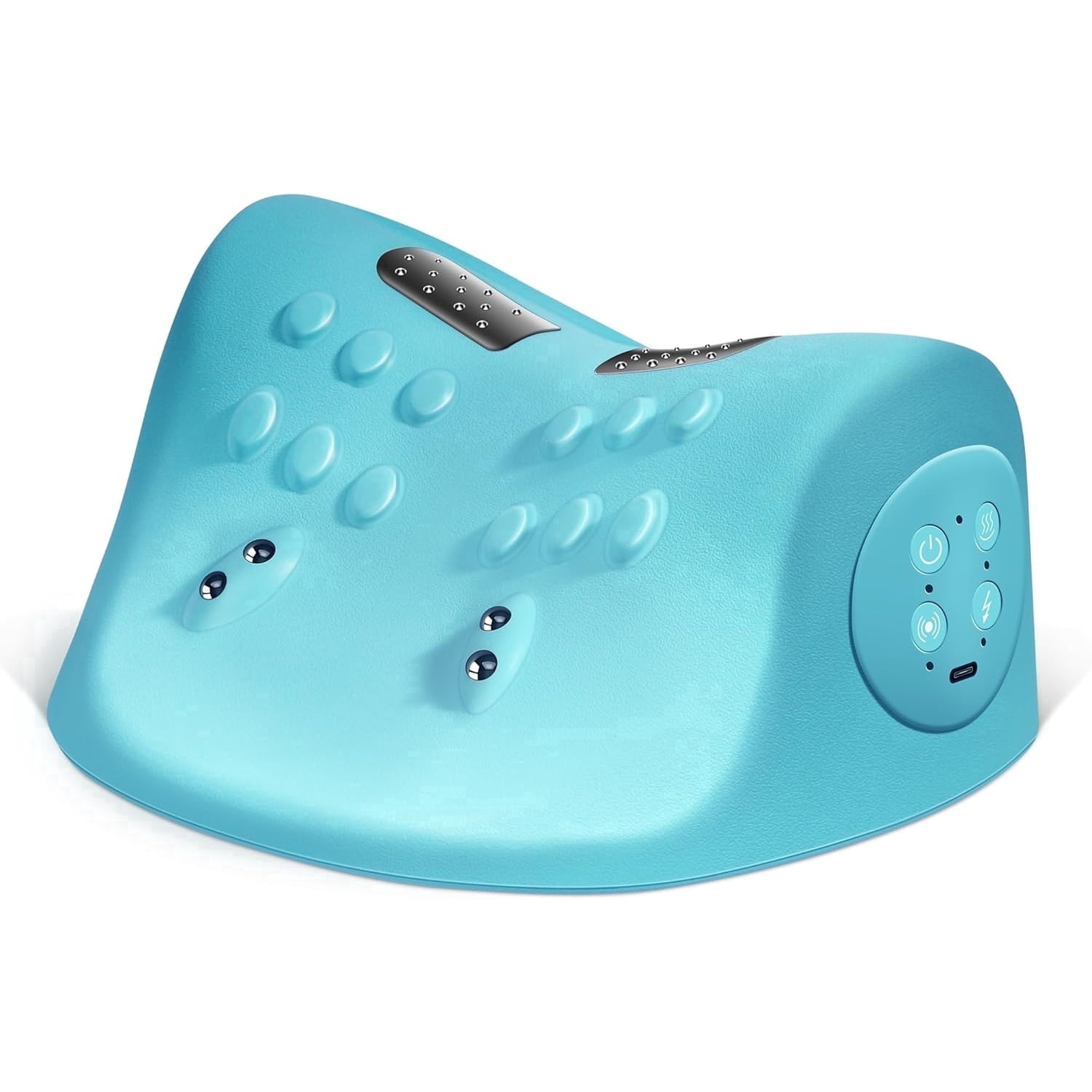 Electric Heated Neck Massager & Cervical Traction Pillow, 3 Mode Deep ...