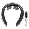 Electric Heated Pulse Neck Massager 4 Heads Intelligent Remote Control