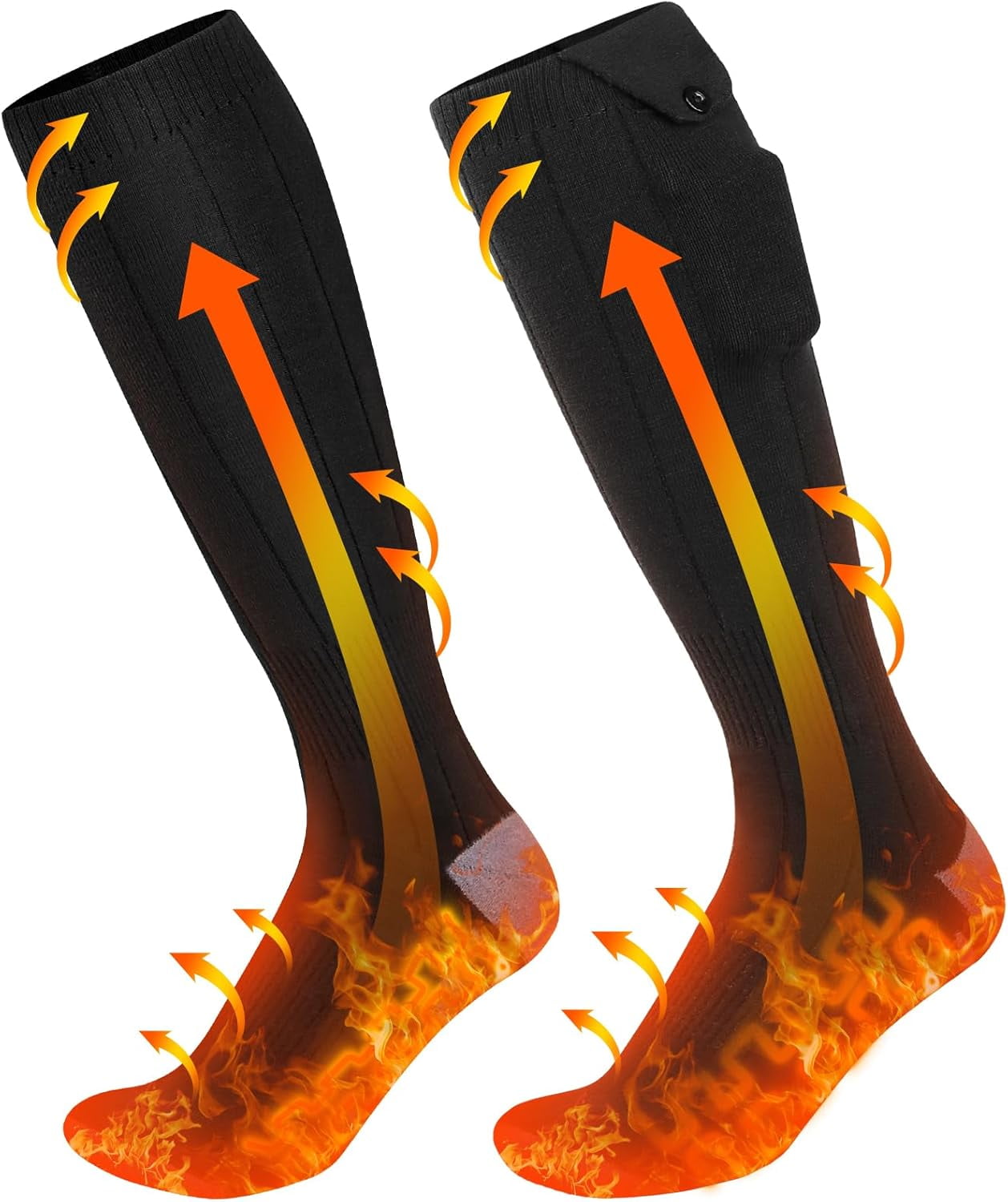 Electric Heated Socks for Men Women, 2023 Upgraded 5000mAh Rechargeable ...