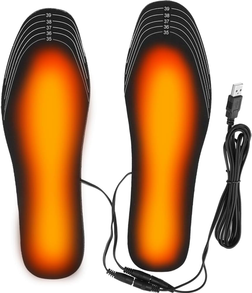 Electric Heated Soles, Warming Insoles Far Infrared Shoe Warmers ...
