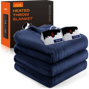 Blanket Full Heated Blanket 72''X84'', Soft Silky Flannel Heating ...