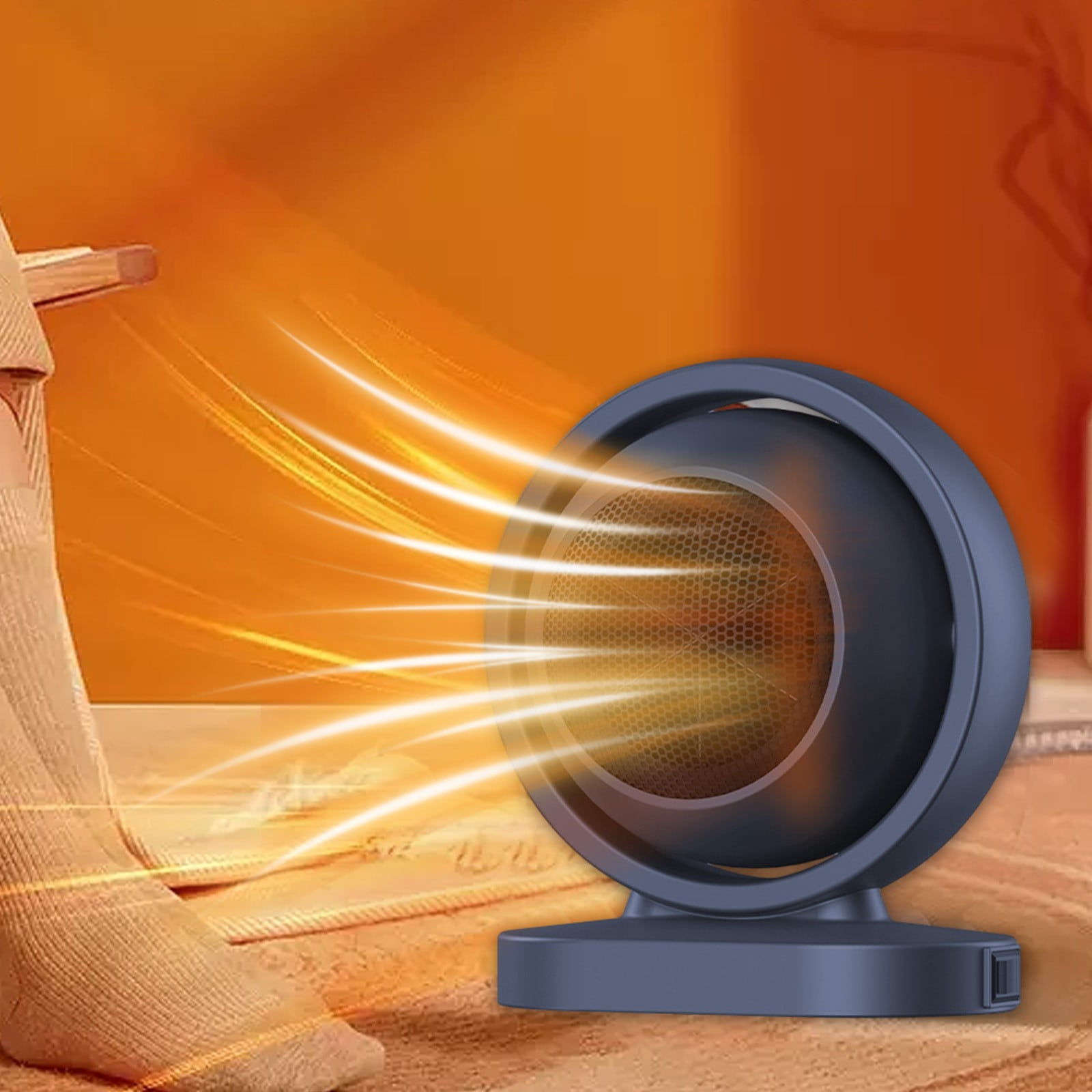 Electric Heater, 380w Indoor Portable with Thermostat, Fast Heating ...