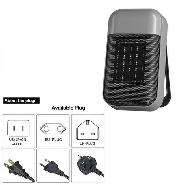 Electric Heater 500W Fan Heater Space Heater PTC Fast Heating 220V ...