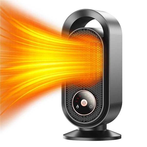 Electric Heater Portable Mini Desktop Fan Heater Smart Hot Air Blower ...