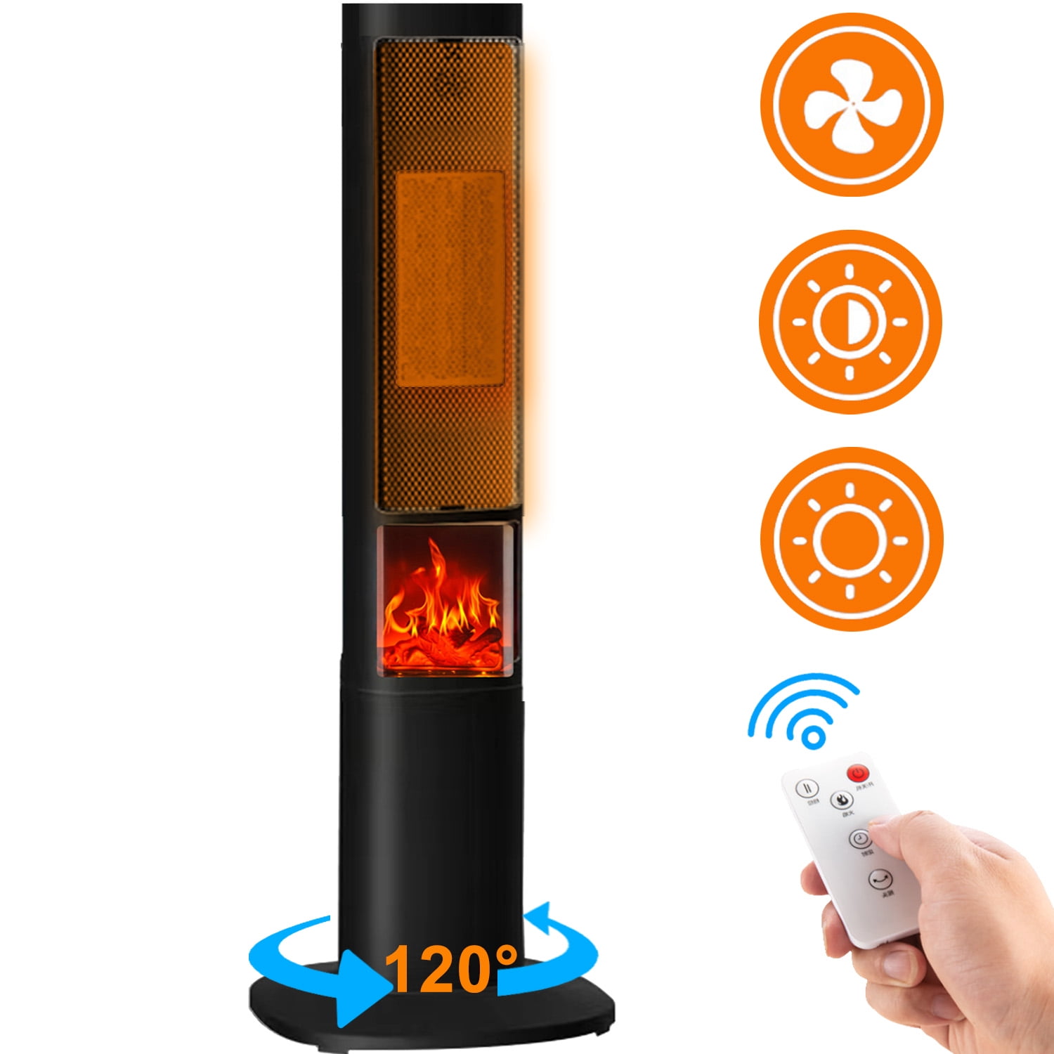 Space Heaters Indoor for Home, 1500W Electric Heaters for Indoor Use ...