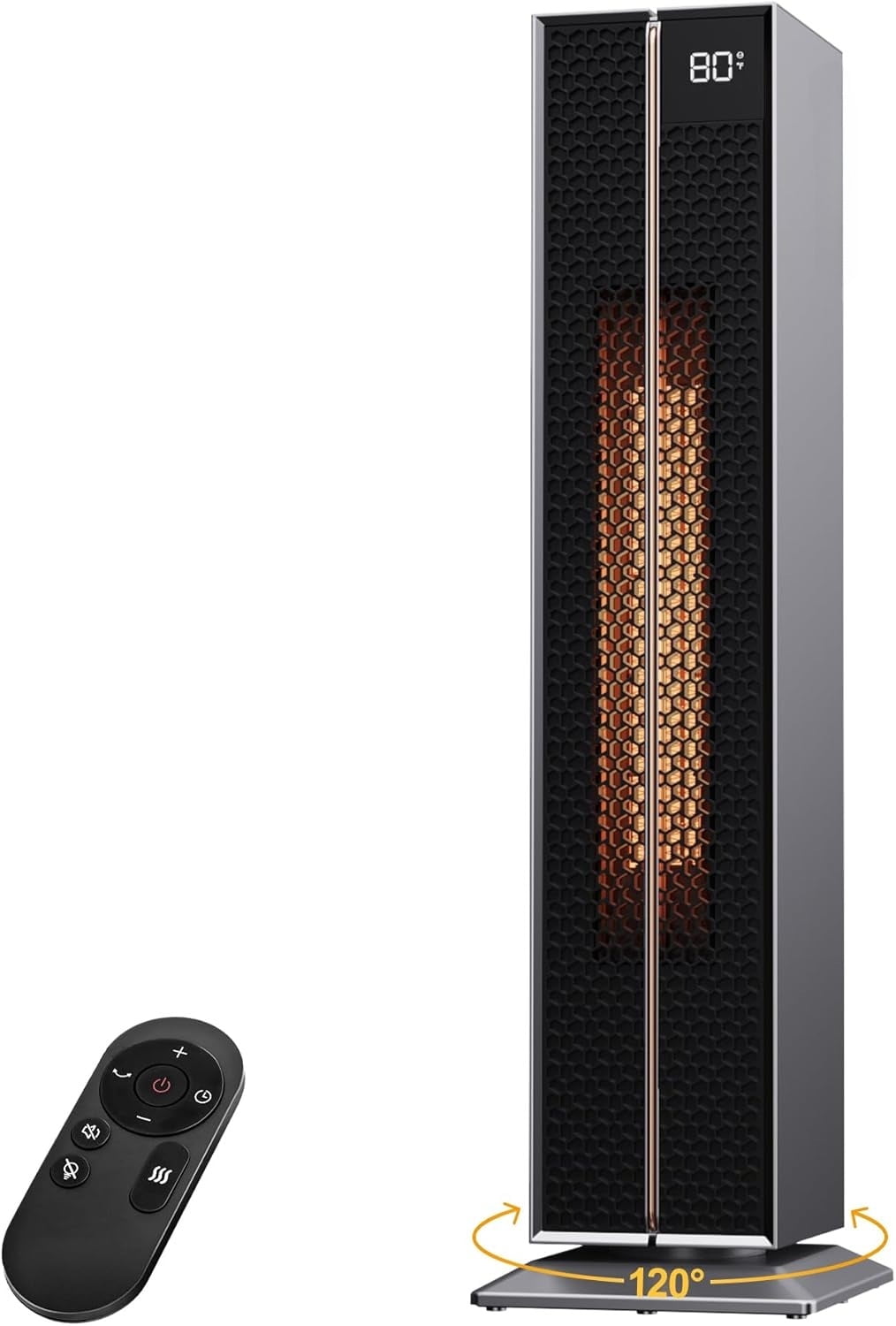 Electric Heaters for Indoor Use, 32” Space Heater Large Room with ...