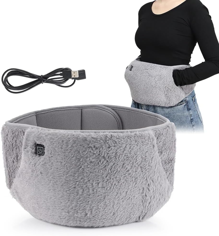 Electric Heating Belt with Hand Pockets,USB Uterus Hand Warmer for ...