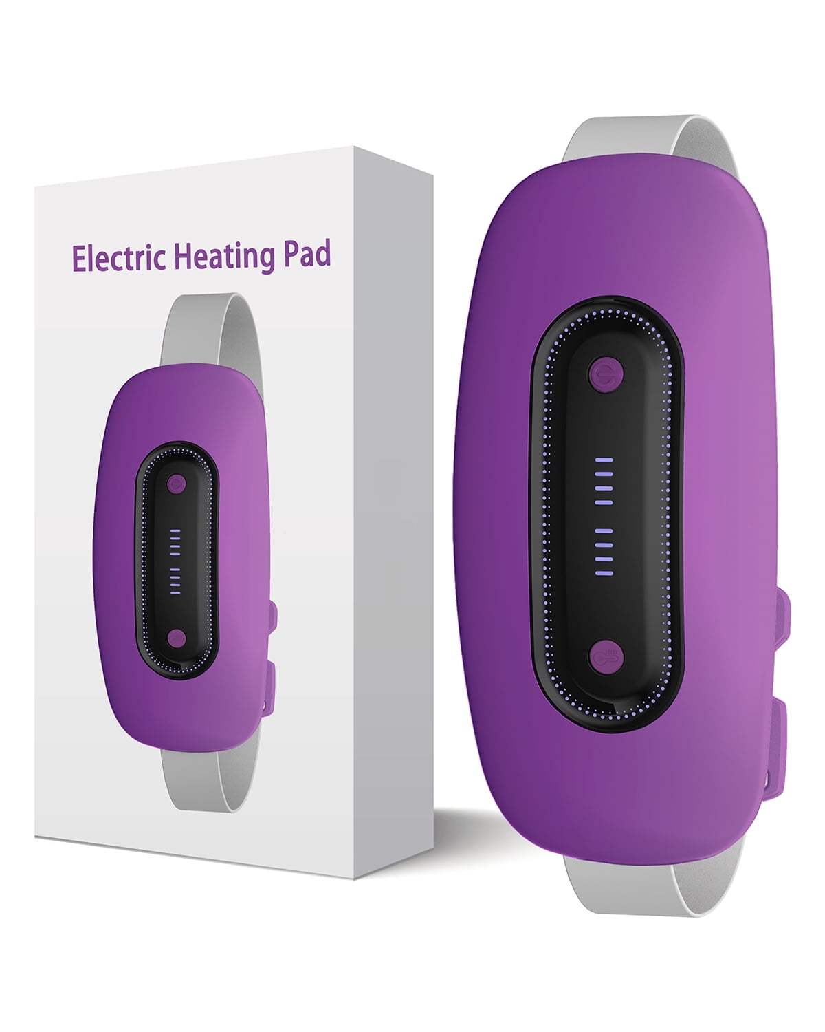 Electric Heating Pad,Portable Cordless Menstrual Pad with 4 Heat Levels ...