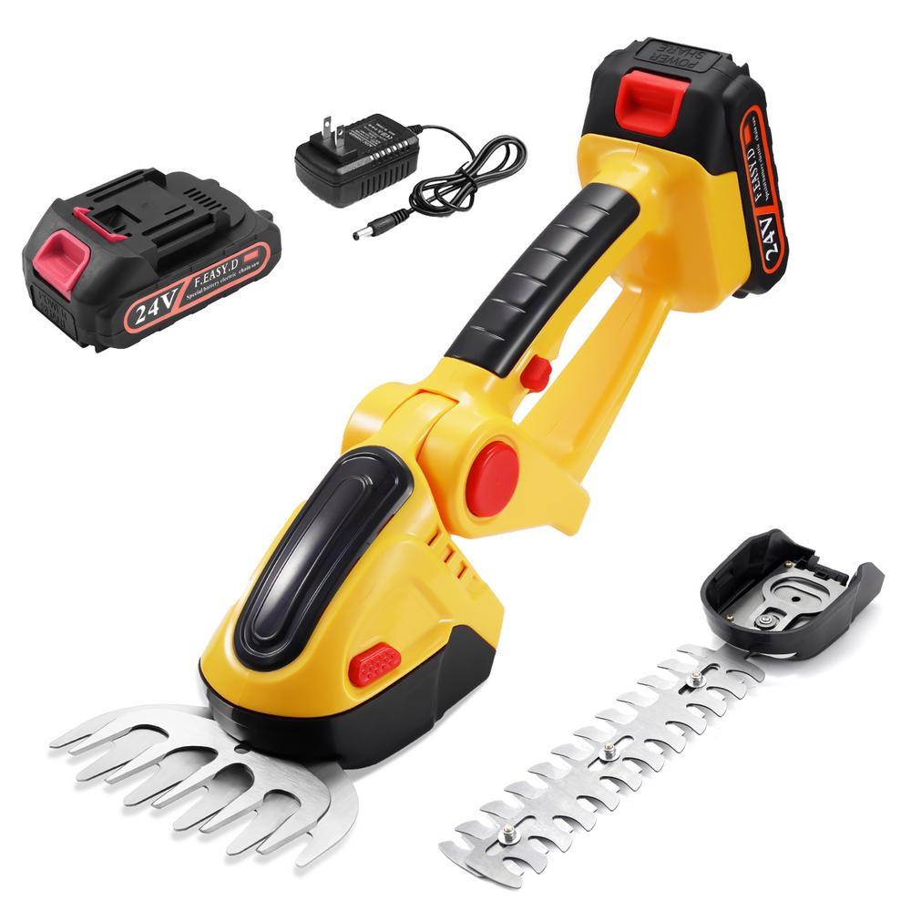 Electric Hedge Trimmer Handheld Grass Shear Cordless Grass Shear ...