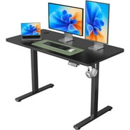 Eureka Ergonomic 60 inch Height Adjustable Desk with Monitor Stand ...