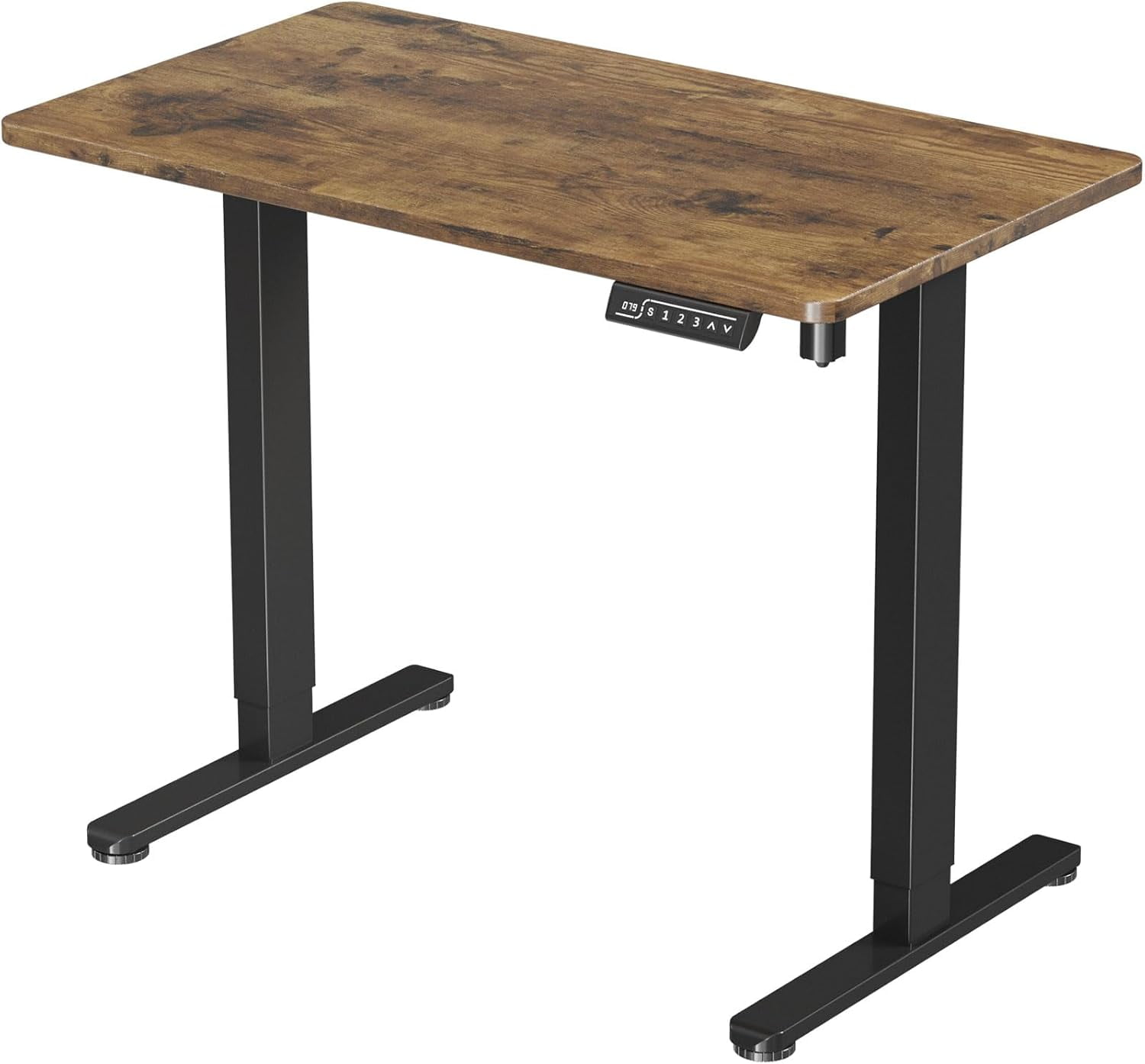 Electric Height Adjustable Standing Desk White Whole Piece 48 x 24 ...