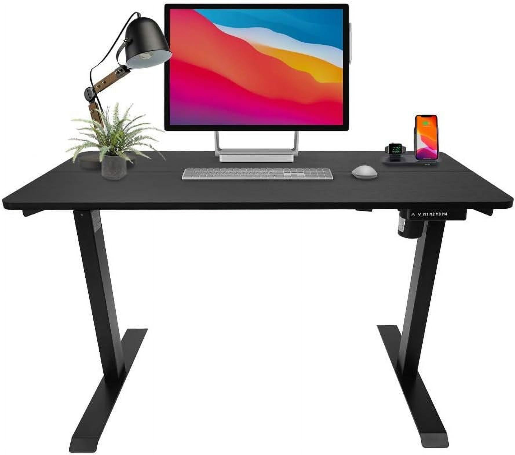 Electric Height Adjustable Workstation Standing Desk for Home Office ...