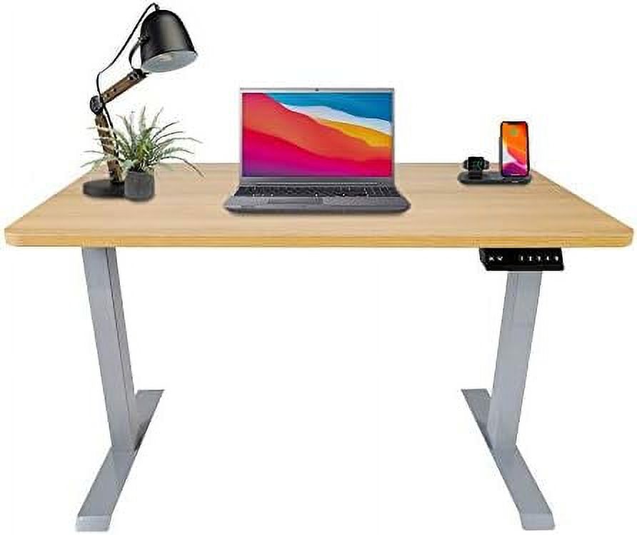 Electric Height Adjustable Workstation Standing Desk for Office with ...