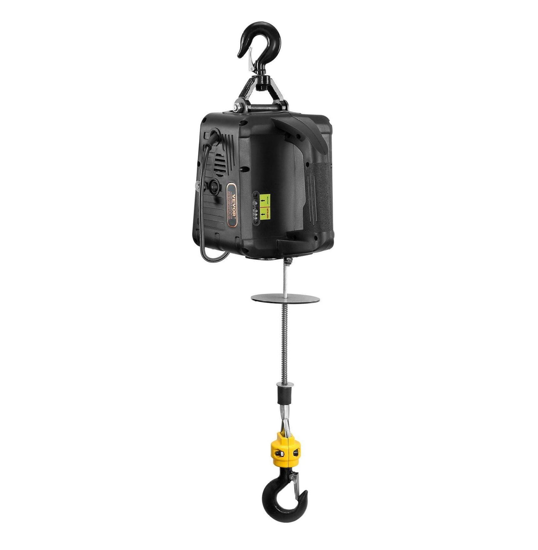 Electric Hoist Winch 1100lbs, 1500W Portable Crane, 23ft Lift Height ...