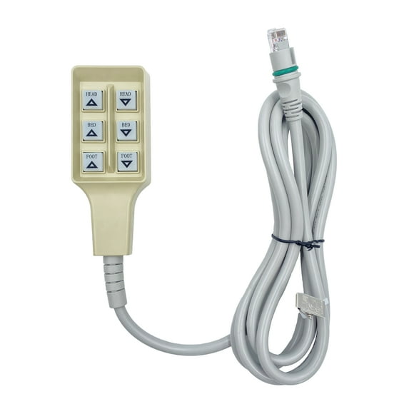 Electric Hospital 6 Button Bed Remote Replacing Invacare Hand Control ...