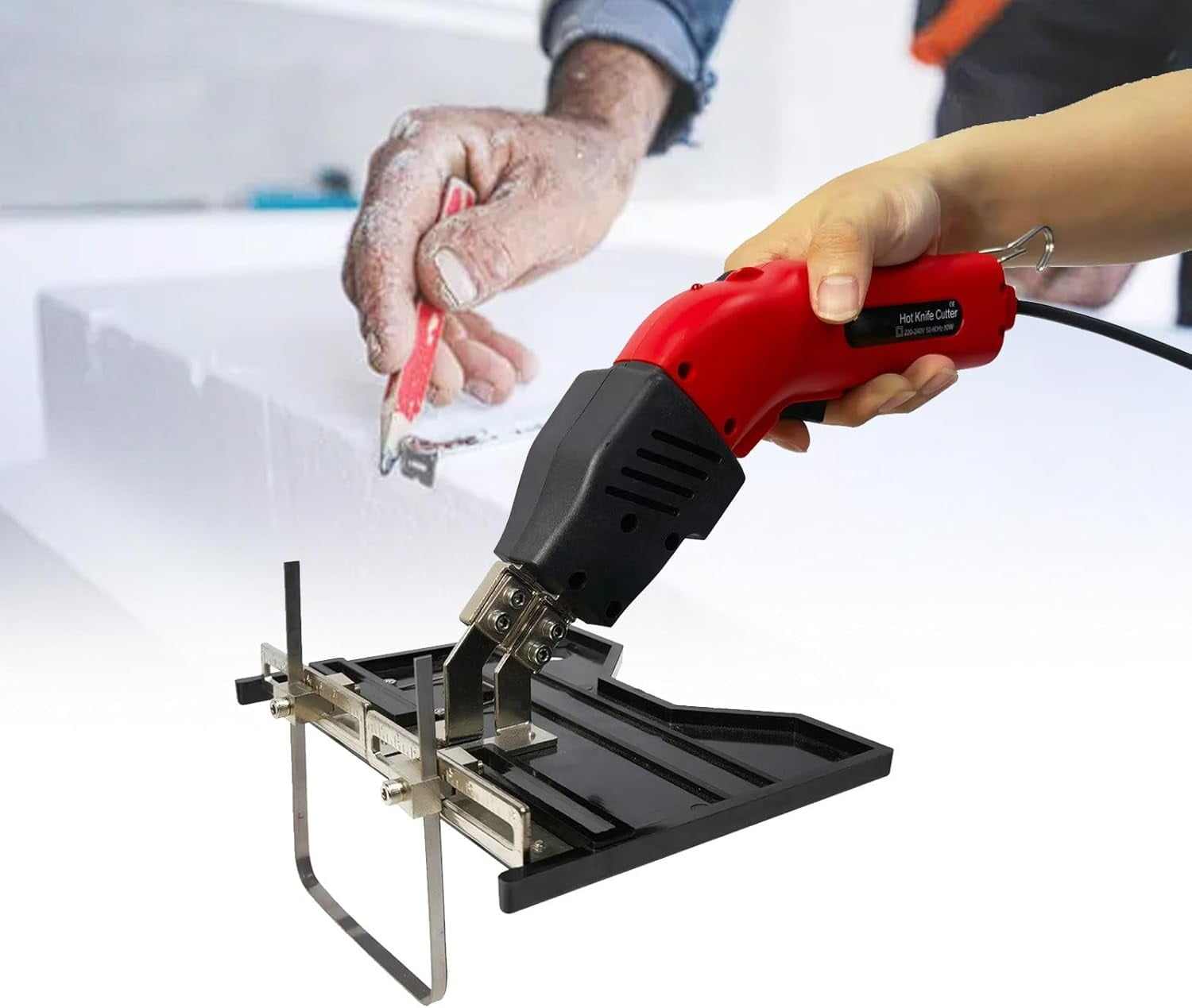 Electric Hot Blade Foam Cutter, Styrofoam Cutting Tool Kit, Air Cooled ...