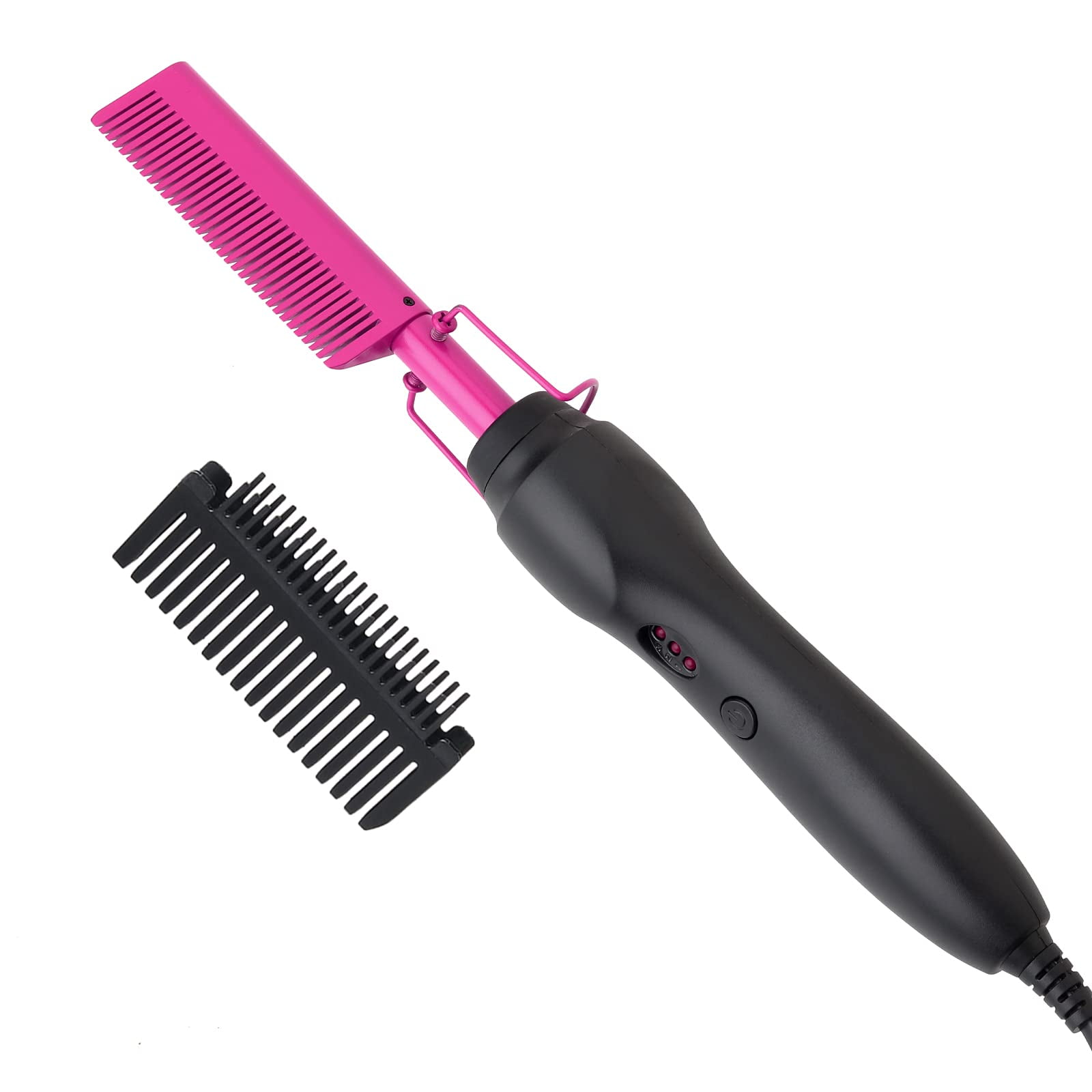 Electric Hot Comb Hair Straightener, Ceramic Curling Flat Iron, Anti ...