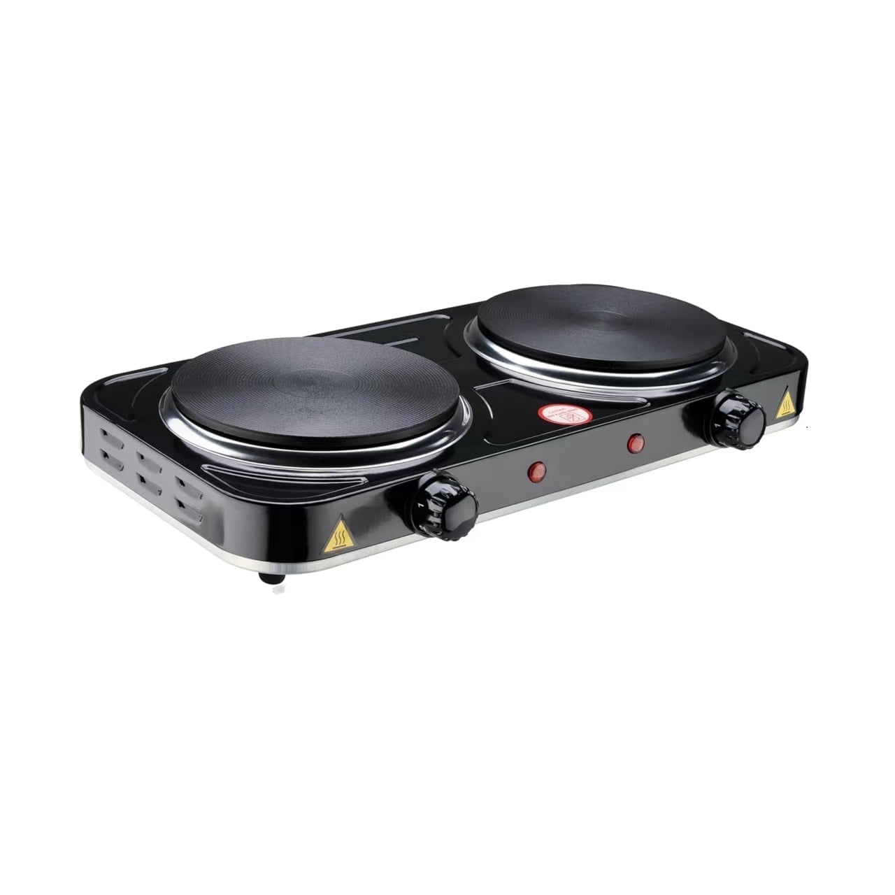 Electric Hot Plate, 2200W Countertop Burner,Cast Iron 2 Burner, Stove ...