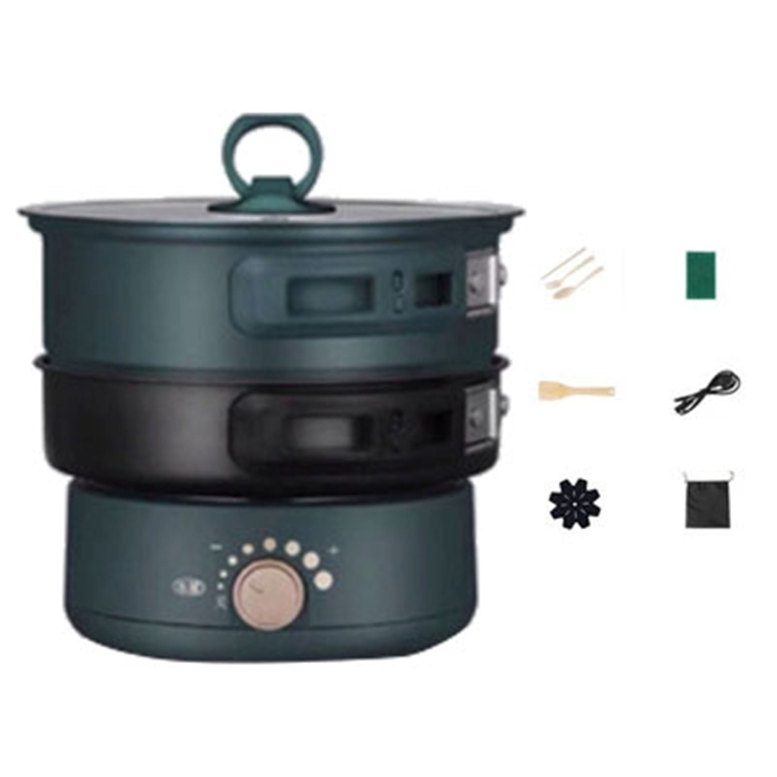 Electric Hot Pot Cooker Fast Heating Non Stick Portable Hot Pot Cooker ...