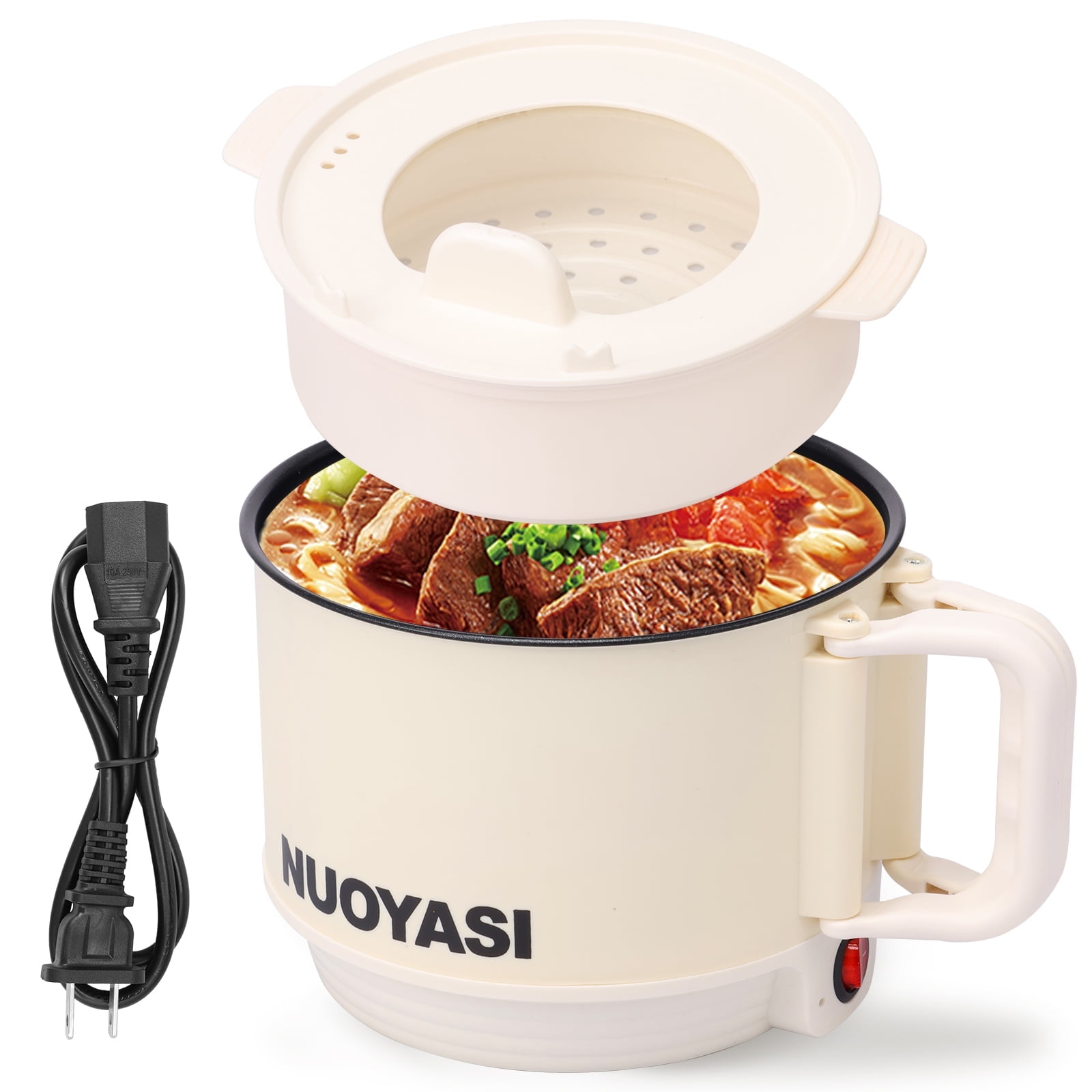 Electric Hot Pot with Over Heating and Dry Burning Protection Nonstick ...